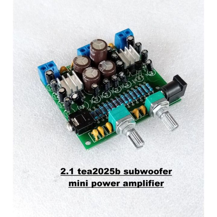 Modul power ampli 2.1 subwoofer TEA2025 cocok untuk miniatur sound mini ...