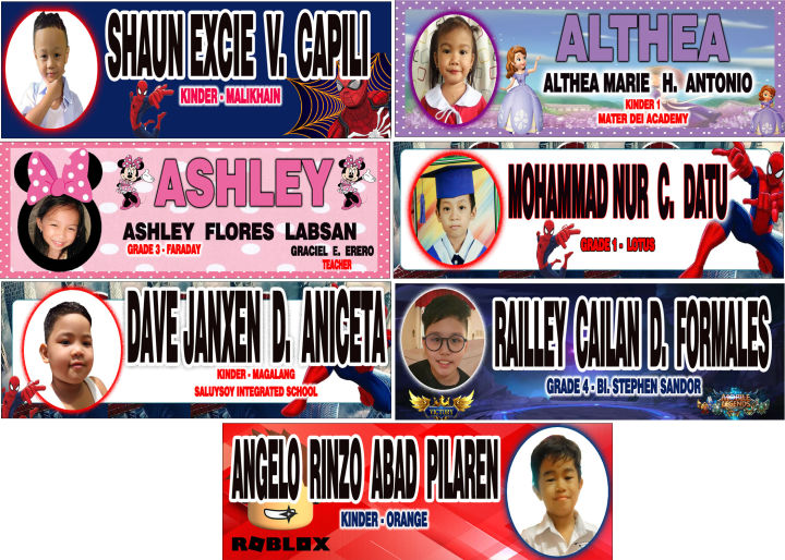 Name tag sticker/name tag id pvc/laminated/subject sticker | Lazada PH