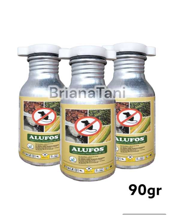 OBAT TIKUS ALUFOS 56 TB isi 90gr Rodentisida Alumunium Phosphide Tablet ...