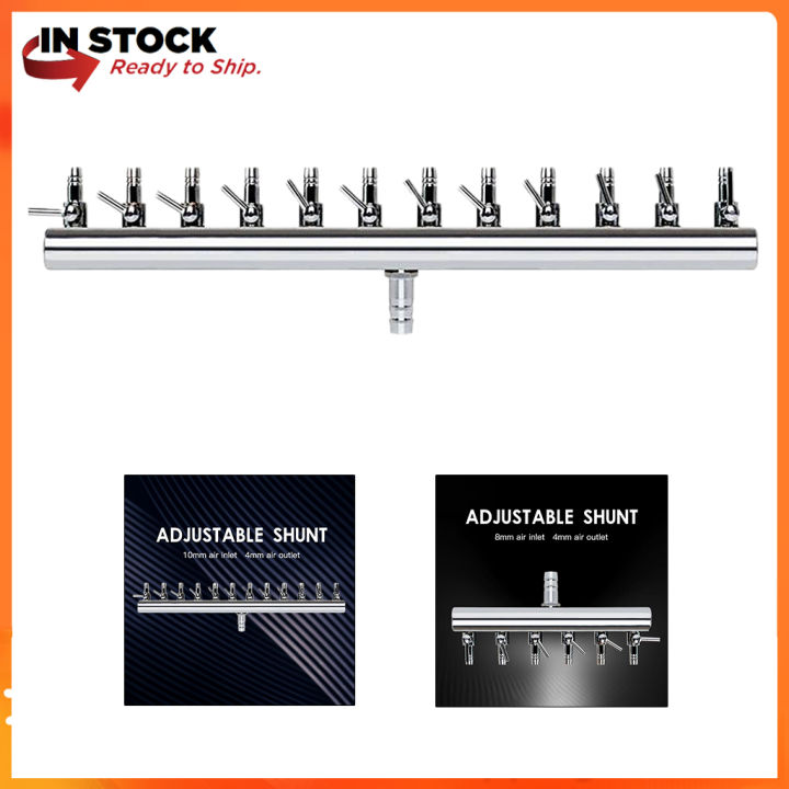 Ulight Aquarium Fish Tank Air Flow Distributor Lever Control Valve Air ...