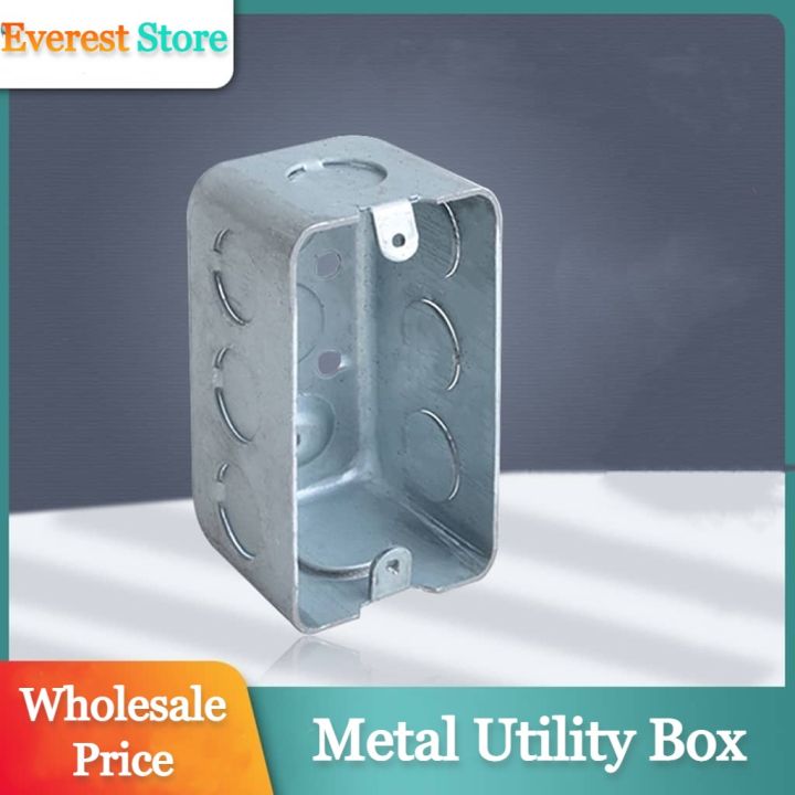 Metal Junction Box 4X4 / Metal Utility Box 4X2 | Lazada PH