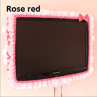 【Life-365】TV Cover TV Dust Cover Lace LCD Monitor Cover | Lazada PH