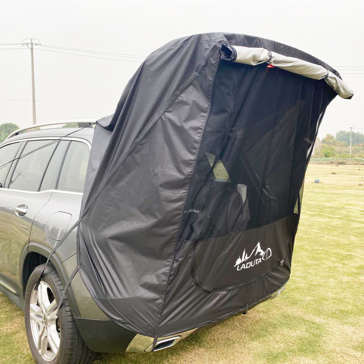 WBMOON SUV Trunk Tent Outdoor Sun Shelter Canopy Car Tail Extension ...
