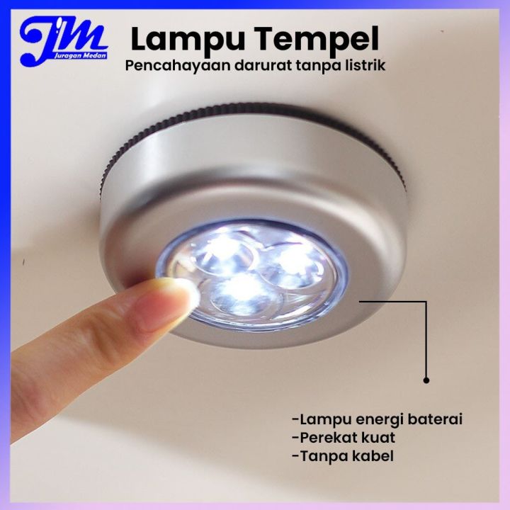Lampu Tempel Emergency Lampu Emergency Darurat Sensor Sentuh Stick ...