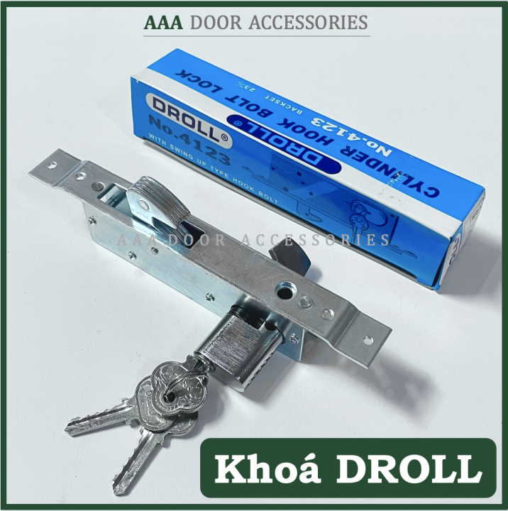 Khóa droll âm móc, khoá đơn móc cửa kéo Đài Loan | Lazada.vn