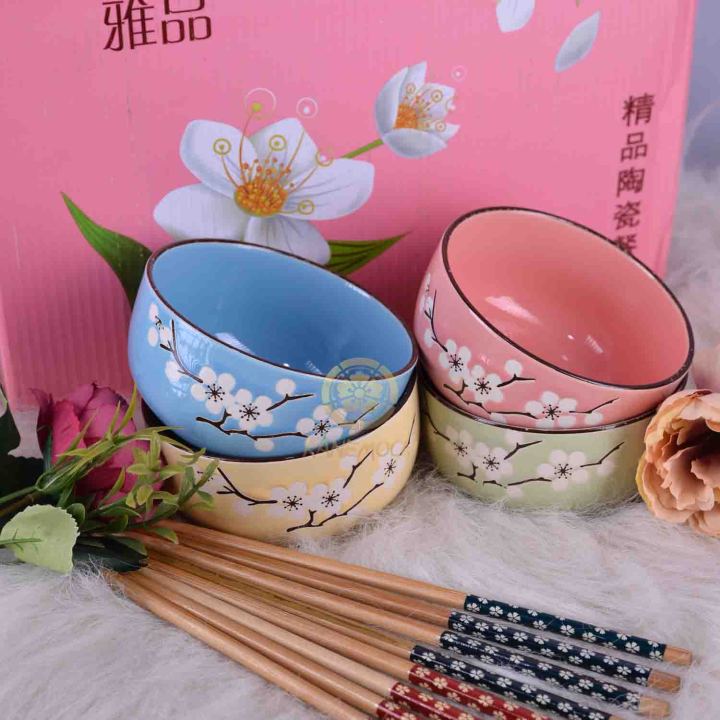 KANEMOCHI BOWL/MANGKOK KHAS JAPAN 3D PAKET ISI 4 | Lazada Indonesia