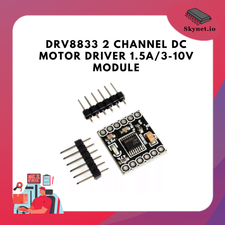 DRV8833 2 Channel DC Motor Driver 1.5A/3-10V Module | Lazada.co.th