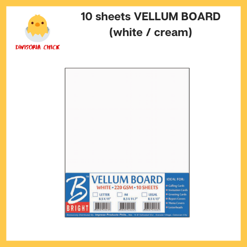DC 10 sheets Vellum Board Vellum Paper 180gsm 200gsm 220gsm white or ...