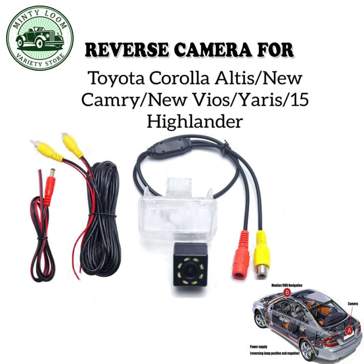 Reverse camera For Toyota Corolla Altis/New Camry/New Vios/15 ...