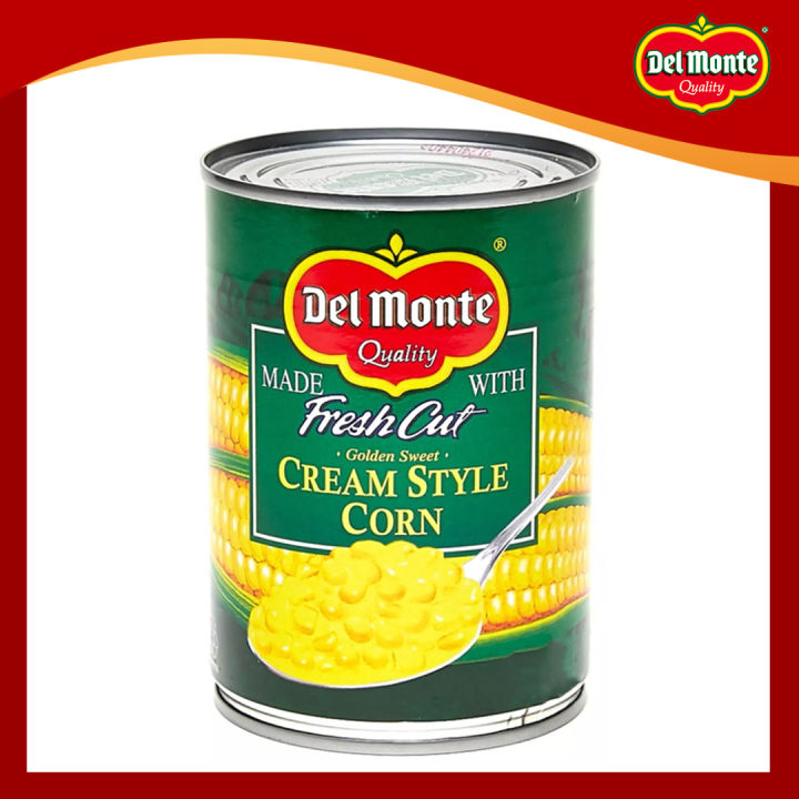 Del Monte Fresh Cut Cream Style Corn 425g (Canned Creamed Corn Goods ...