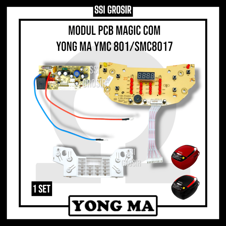 Modul PCB Magic Com Rice Cooker Yong Ma YMC801 atau SMC8017 | Lazada ...