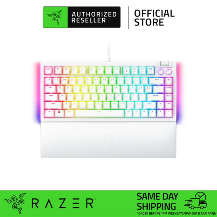Razer BlackWidow V4 75% Compact Hot-swappable Mechanical Gaming ...