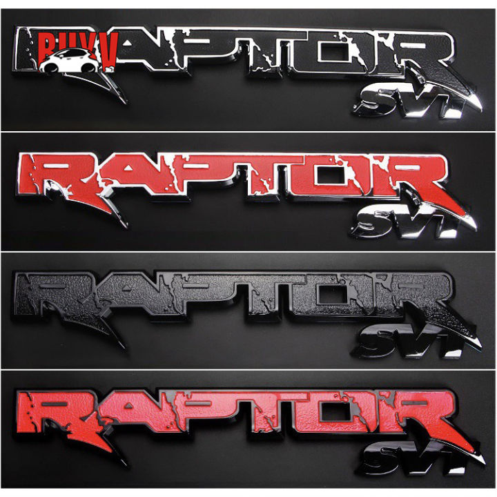 BuyV RAPTOR SVT Logo ABS Plastic Car Emblems Decorative 3D Badge ...