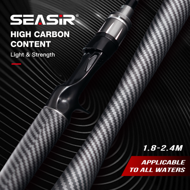 SEASIR Grandmaster Fishing Rod HIGH Tonnage Carbon Cloth 6000g Weight ...