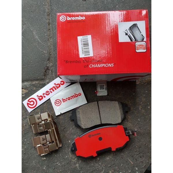 ผ้าเบรคหน้าHonda civic fd FB fc fk ES EK eg1992-2022 brembo ceramic | Lazada.co.th