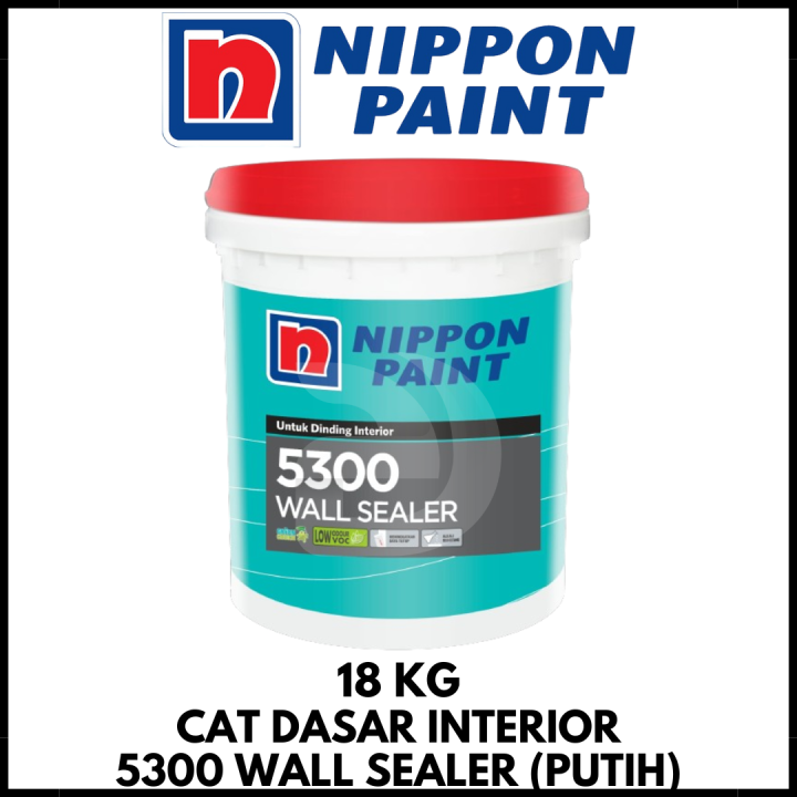 Cat Dasar Interior Wall Sealer 5300 Pail 18Kg / NIPPON PAINT | Lazada ...