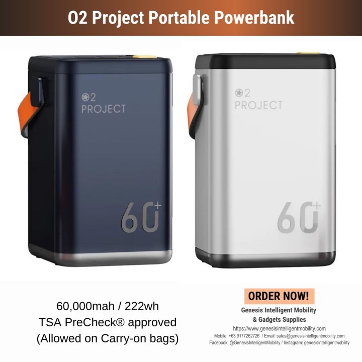 O2 Project Portable Power Bank | Lazada PH