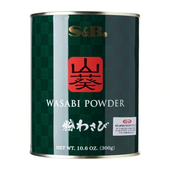 S&B Premium Wasabi Powder Tin 300 G - Kirei | Lazada Singapore