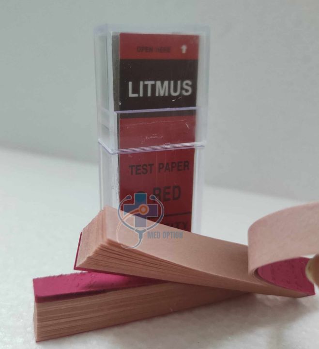 Laboratory Litmus Paper Test | pH indicator | LITMUS PAPER RED 100's ...