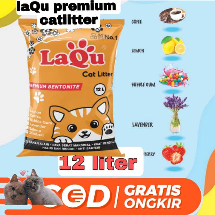 PROMO PASIR "LAQU" 12 LITER PASIR GUMPAL WANGI KWALITAS PREMIUM-PASIR ...