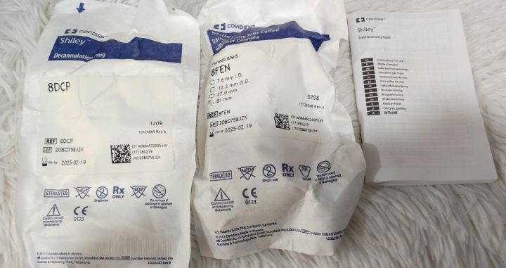 Tracheostomy Tube Cuffed with Inner Cannula Shiley size 8 | Lazada PH