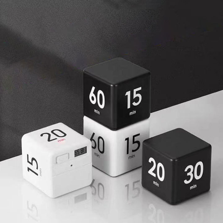 Rollover Timer With Led Display Desk Productivity Timer Portable Rotating Pomodoro Timer With