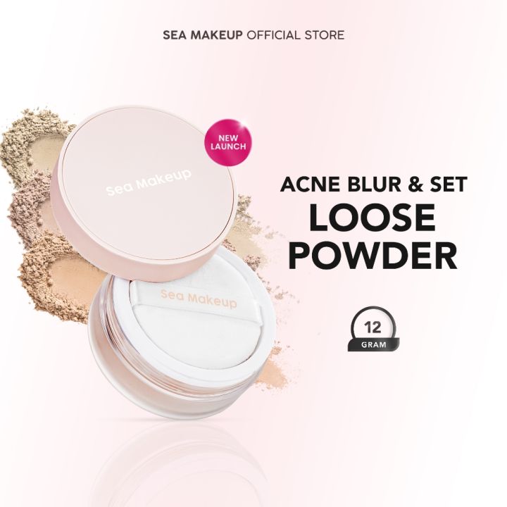 [NEW LAUNCH] Sea Makeup Acne Blur and Set Loose Powder Bedak tabur ...