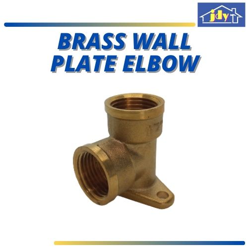 Sono Brass Wall Plate Elbow Female to Female F/F 15mm 1/2" | Lazada