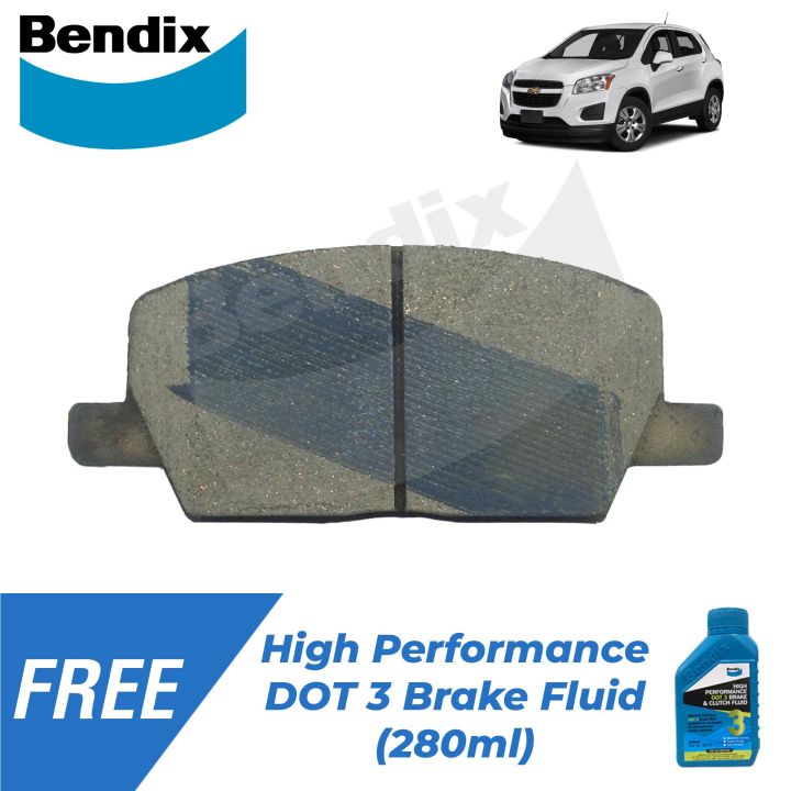Bendix Brake Pads GCT DB2605 Front Set for Chevrolet Trax 2018-2023 ...
