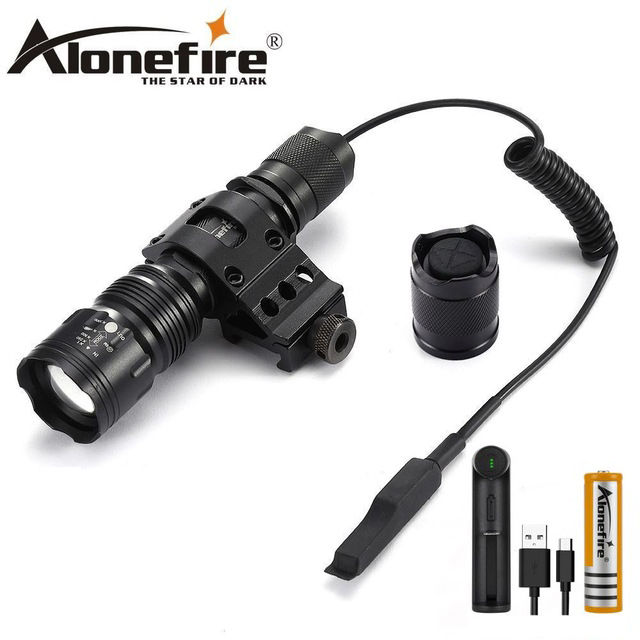 Alonefire TK104 XM-L2 LED Flashlight Zoom Outdoor Camping Lamp ...