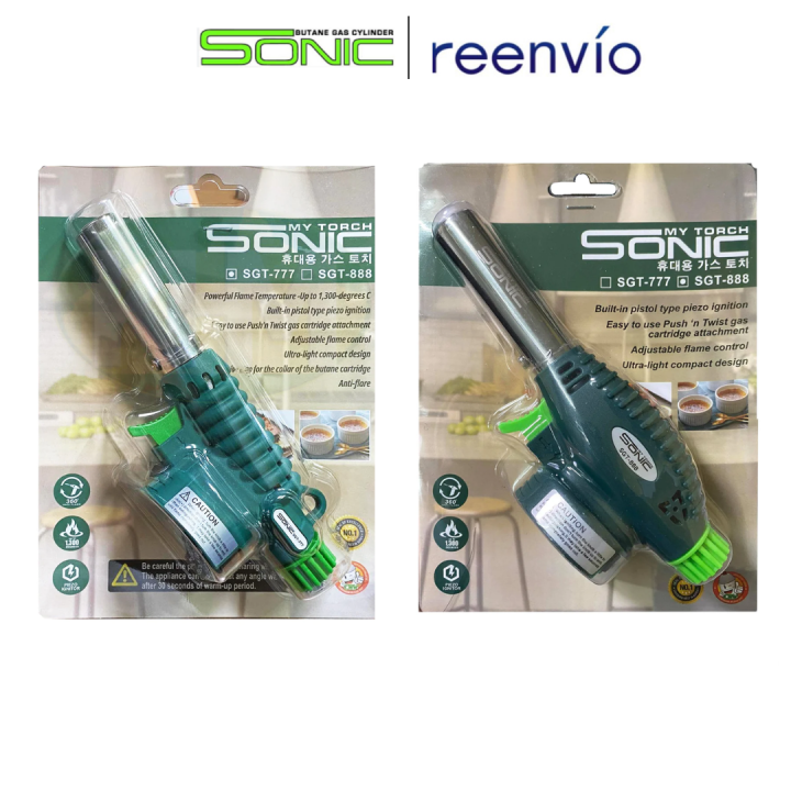 Sonic One Touch Gas Torch with Adjustable Flame Control (Korea) | Lazada PH