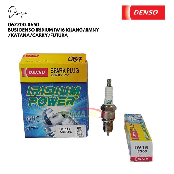 Busi Iridium Kijang Kapsul Efi Krista Hartop Forsa Jimny Katana Carry Escudo DENSO IW16 | Lazada ...