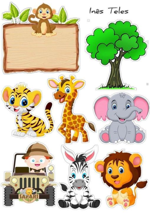 Topper hiasan kue ultah safari | Lazada Indonesia