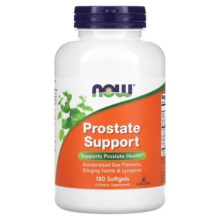 now Foods Prostate Support Standardized Saw Palmetto Stinging Nettle ...