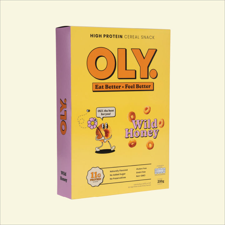 OLY. โอลี่ ซีเรียลโปรตีนสูง รส น้ำผึ้ง High Protein Cereal Snack - Wild ...