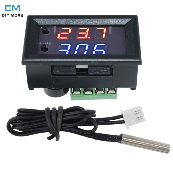 Original Diymore W1209wk digital led thermostat intelligent temperature controller temp sensor ...