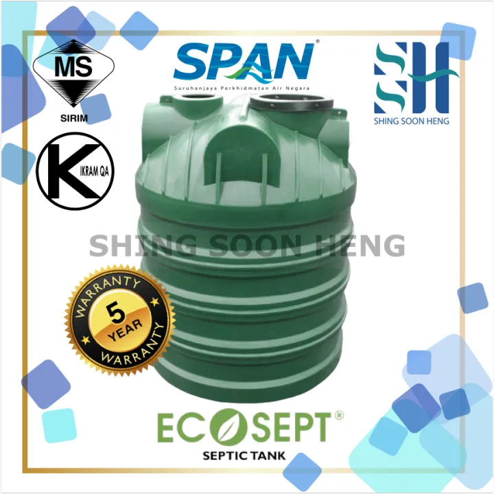 [JOHOR, MELAKA, SELANGOR, SEREMBAN AREA ONLY] 2000 Litres Ecosept ...