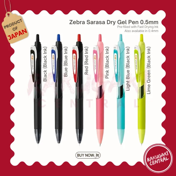 Zebra Sarasa Dry Gel Pen 0.5mm | Lazada PH