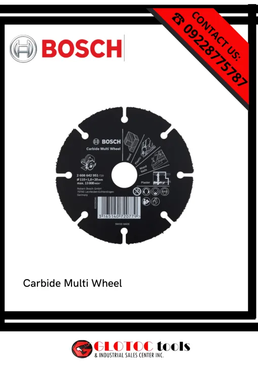 BOSCH Carbide Multi Wheel | Lazada PH