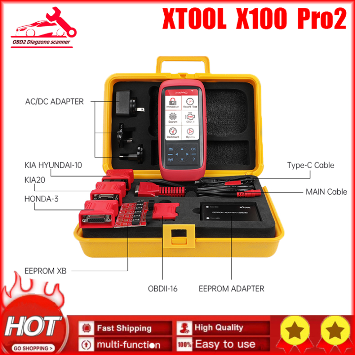 New Xtool X100 Pro2 OBD2 Car Diagnostic Tool IMMO Code Reader Scanner ...