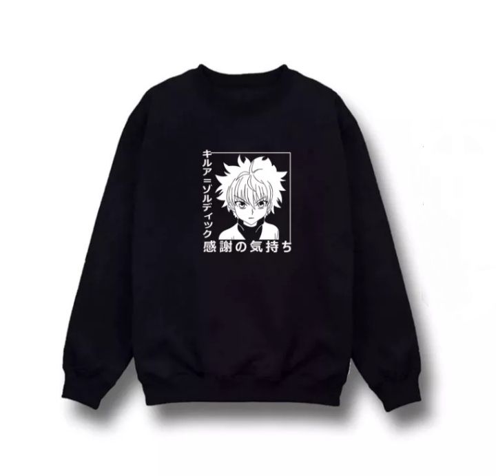 fashionablebandoeng99 Sweater Crewneck Anime Jepang Killua Zoldyck ...