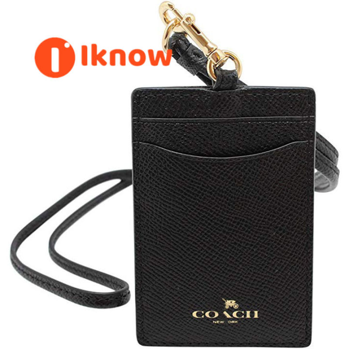 I know New Fashion Brand Leather ID Card Badge Holder Protector Case ...