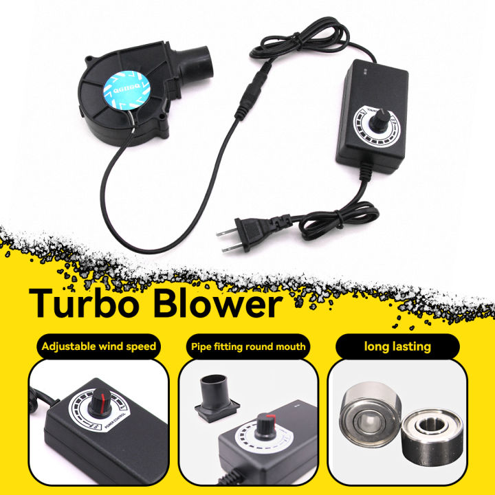 Portable Turbo Blower Cooking Blower for Picnic BBQ Charcoal Stove ...