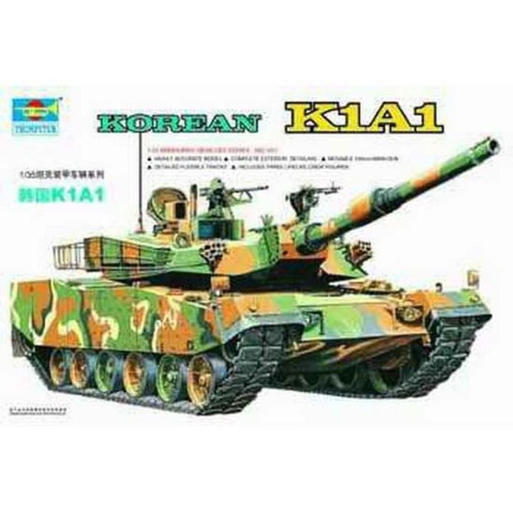 Trumpeter 00331 1/35 KOREAN K1A1 Main Battle Tank - Scale Model Kit | Lazada Singapore
