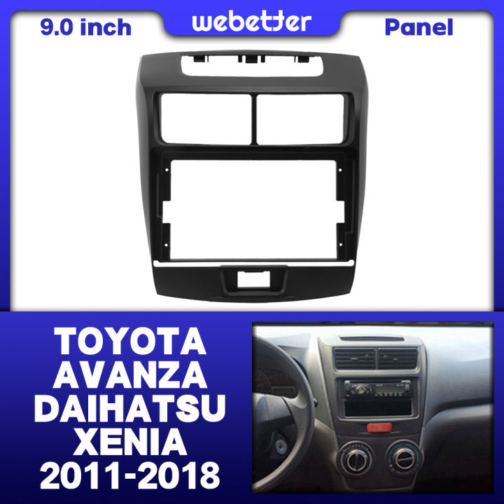 WeBetter 9inch 2 Din Car Radio Stereo Dashboard Modification Fascia ...