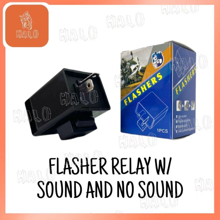 [HALO MOTOR] MOTORCYCLE FLASHER RELAY WITH SOUND AND NO SOUND | Lazada PH