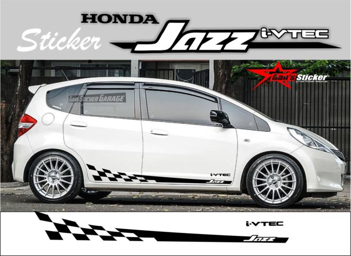 STICKER VARIASI HONDA JAZZ GE8 AKASERIS HONDA JAZZ GE8 | Lazada Indonesia