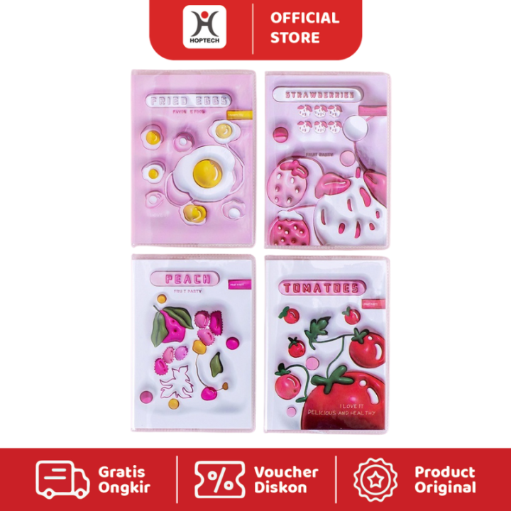 Aimilo New Notebook A7 A5 Buku Kecil Aesthetic Scrapbook Mini 60 Lembar ...