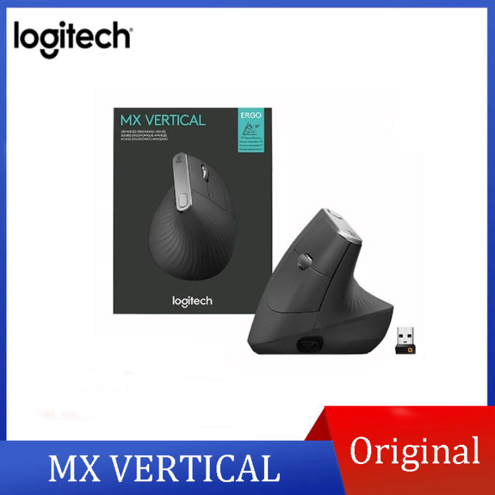Logitech 100% Original MX Vertical Ergonomic Bluetooth Wireless Mouse ...