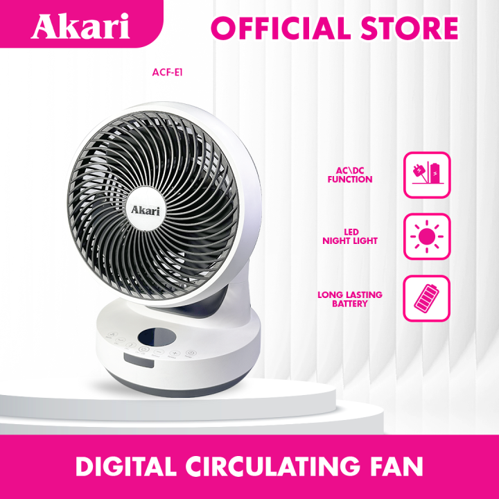 Akari Digital Circulating Fan (ACF-E1) NEW ITEM! | Lazada PH